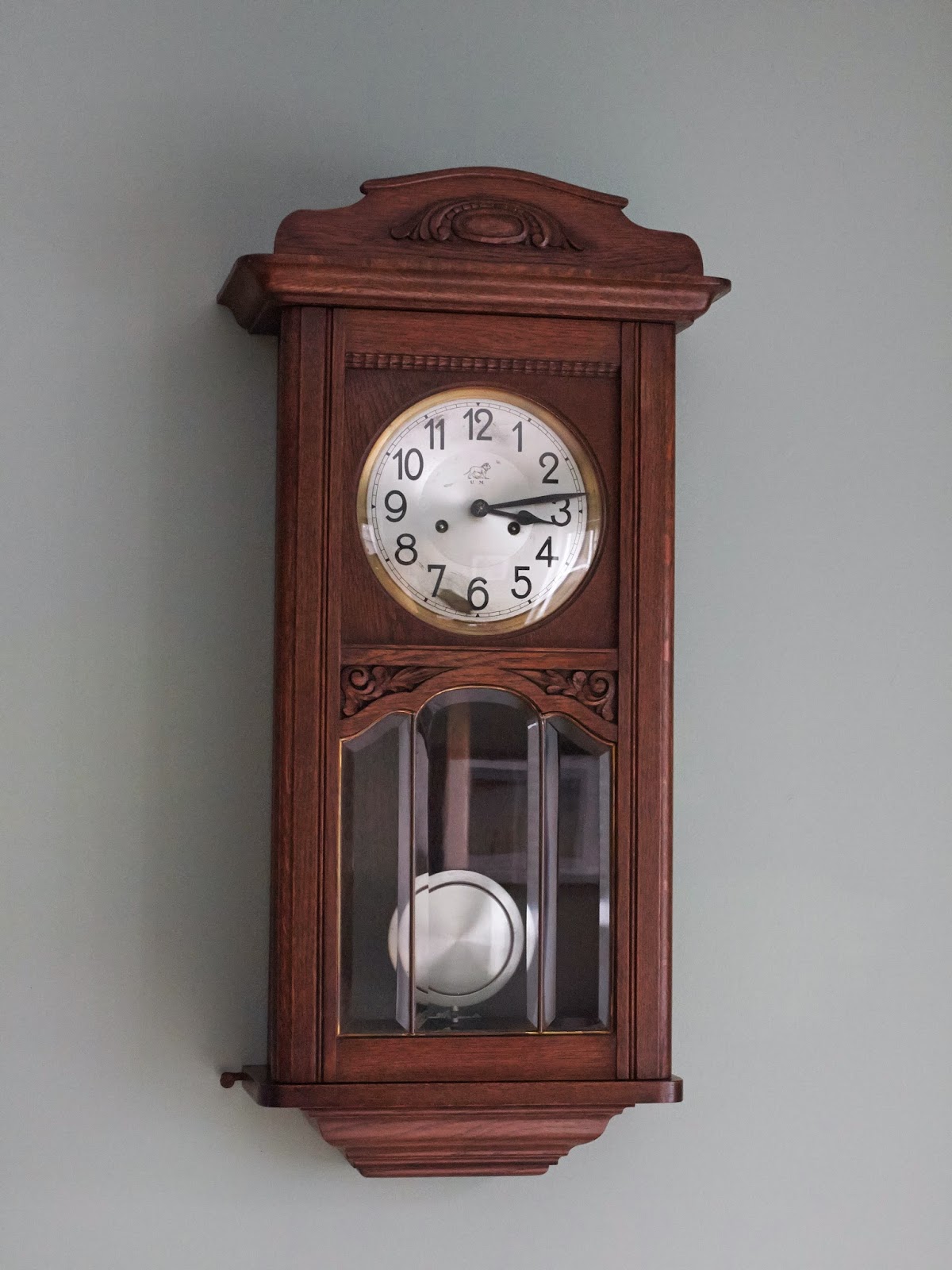 German Box Clock - U M Muller - Our New Kitchen Clock