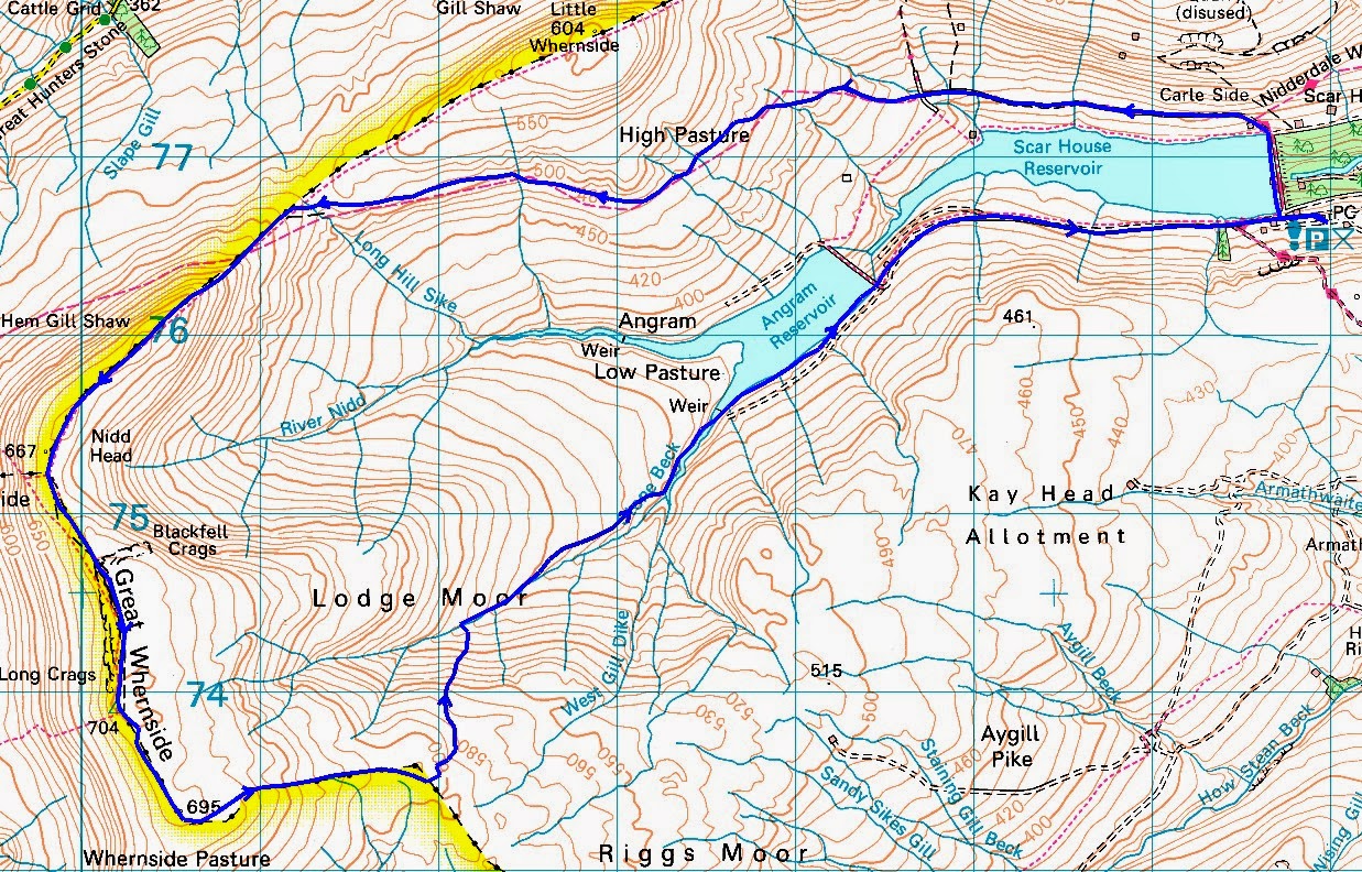Catterblog: Great Whernside G/NP-008 with Ryedale Walking Group