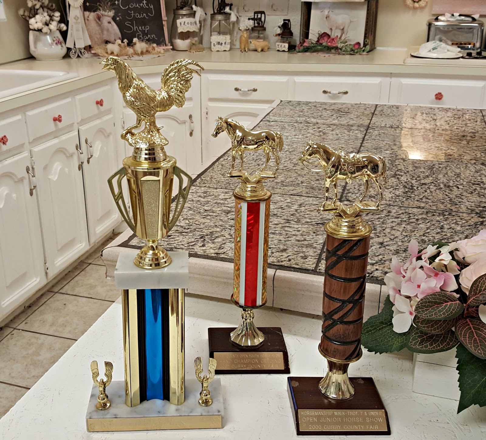 Penny's Vintage Home: Shabby Chic Vintage Fair Trophies