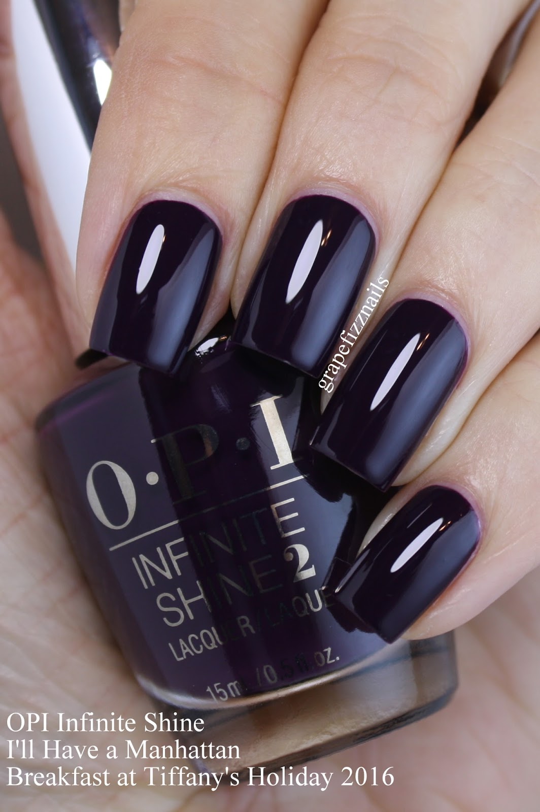 Grape Fizz Nails: OPI Breakfast at Tiffany's Holiday 2016 Swatches and ...