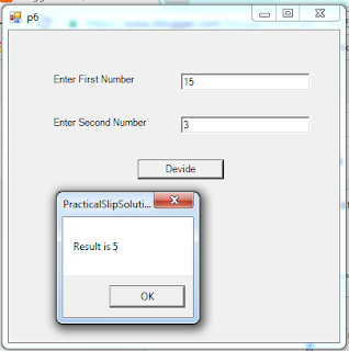 SPPU, PUNE TYBCA / TYBBA(CA) SEM 5 VB.NET PRACTICAL SLIP SOLUTION