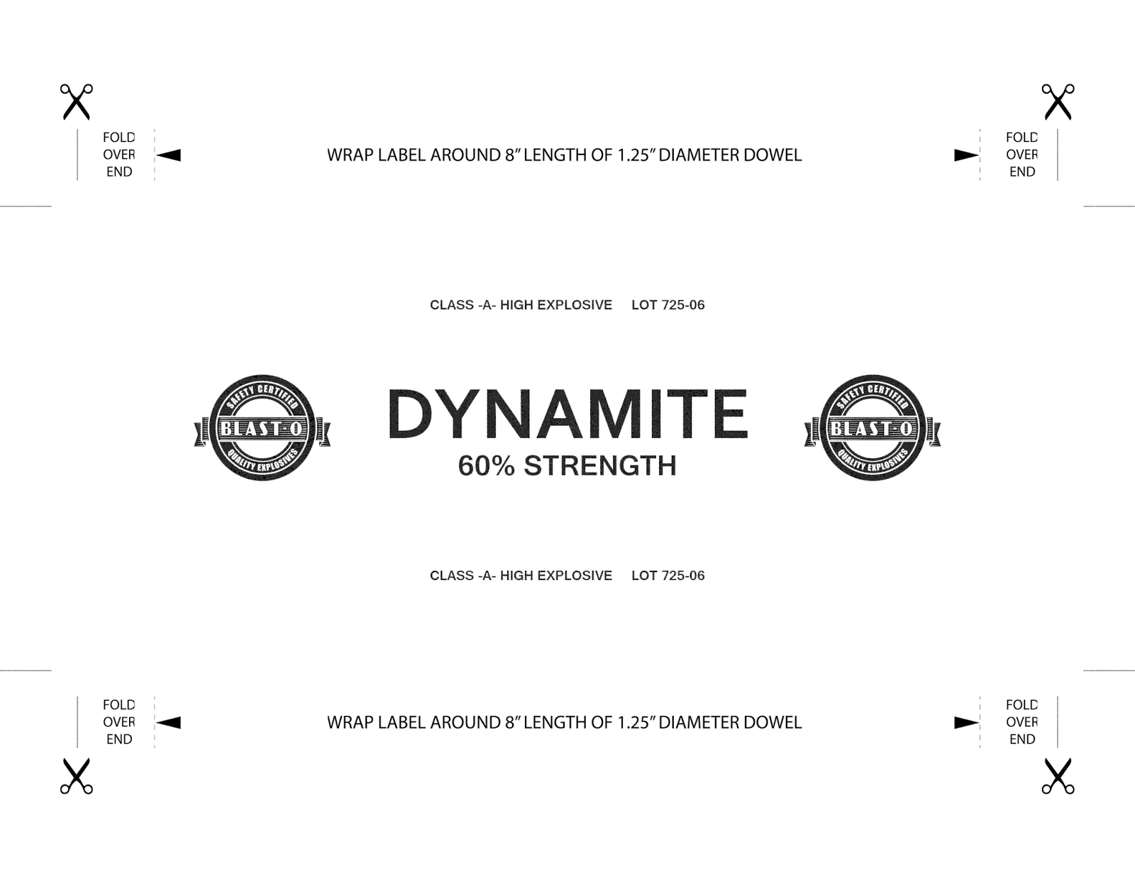 Propnomicon: Prop Dynamite Label