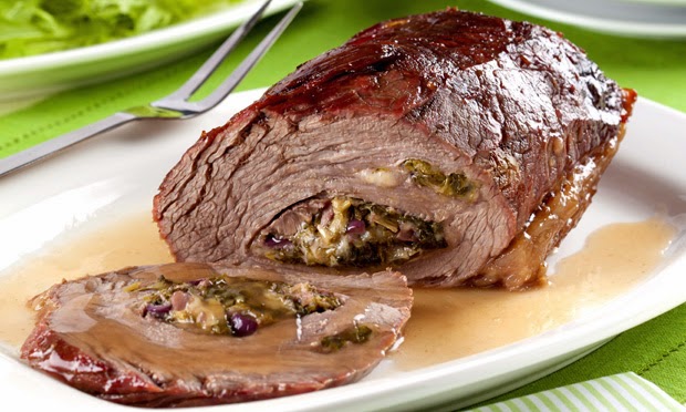 Receitas Deliciosas: Fraldinha Assada ao Molho de Laranja