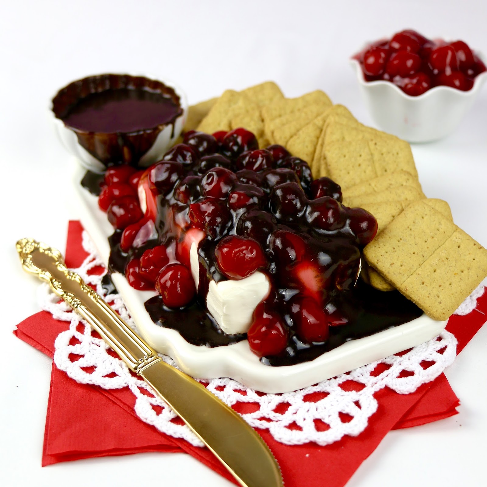 Easy Chocolate Cherry Cream Cheese Spread - The Lindsay Ann