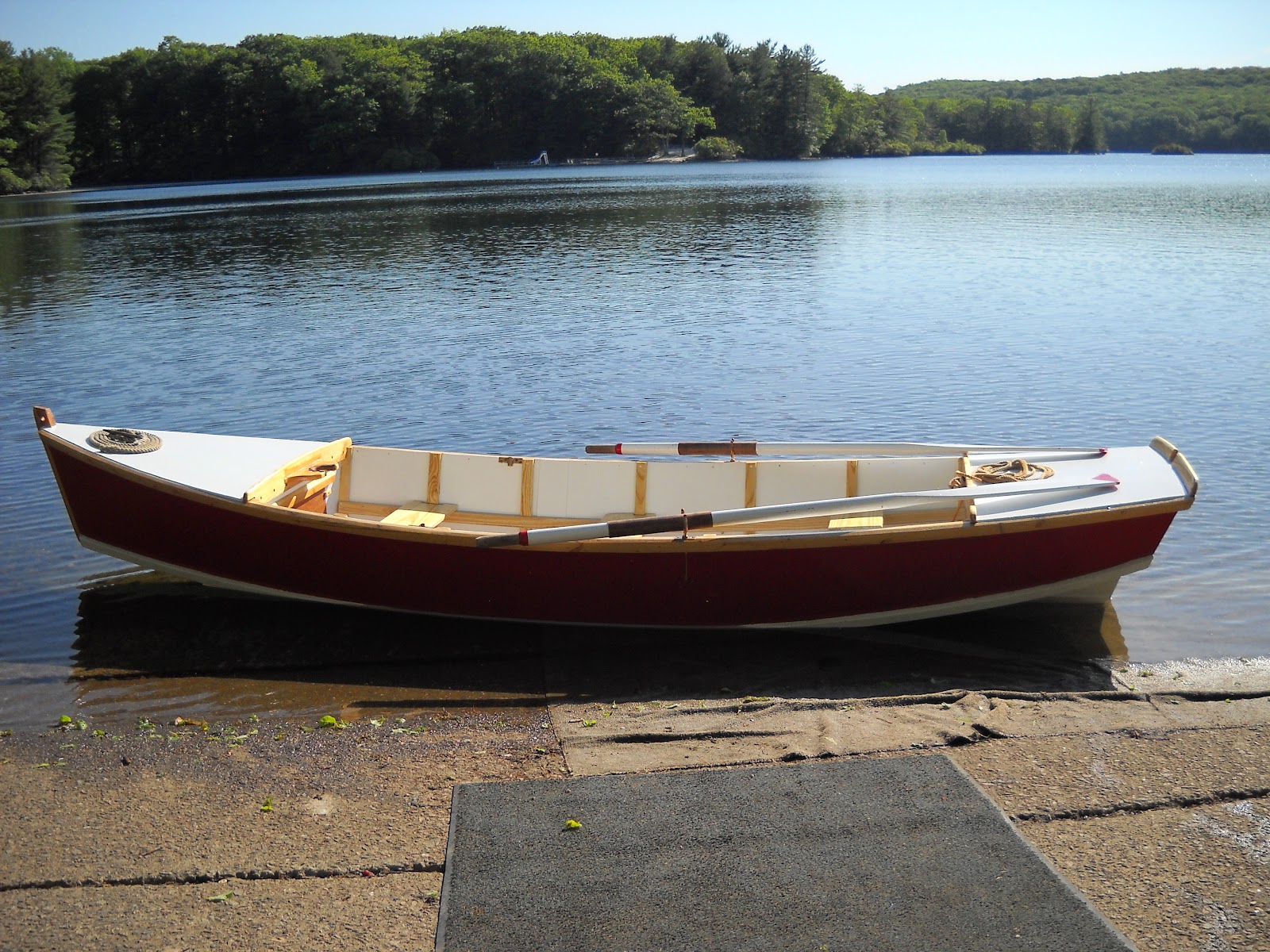 A Skiff Wind: Whisp, she is Launched!