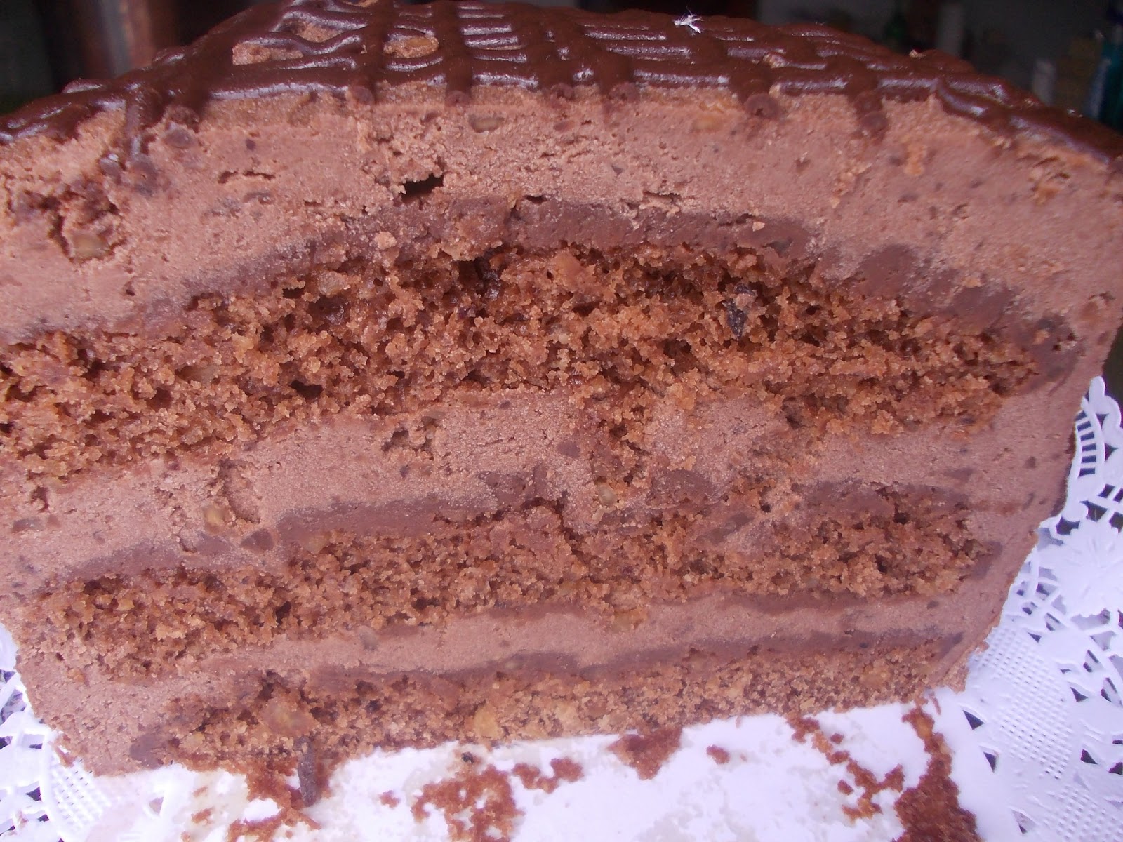 A sada Olja kuva: Posna čoko-lešnik torta