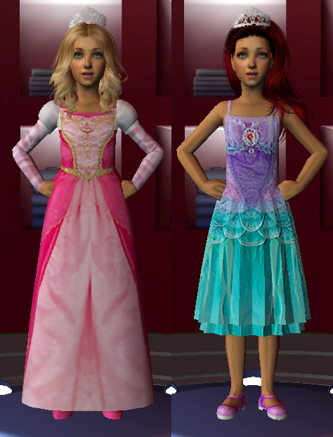 Birdgurl's Sims 2 Creations: Child Female Halloween Costume Collection 1