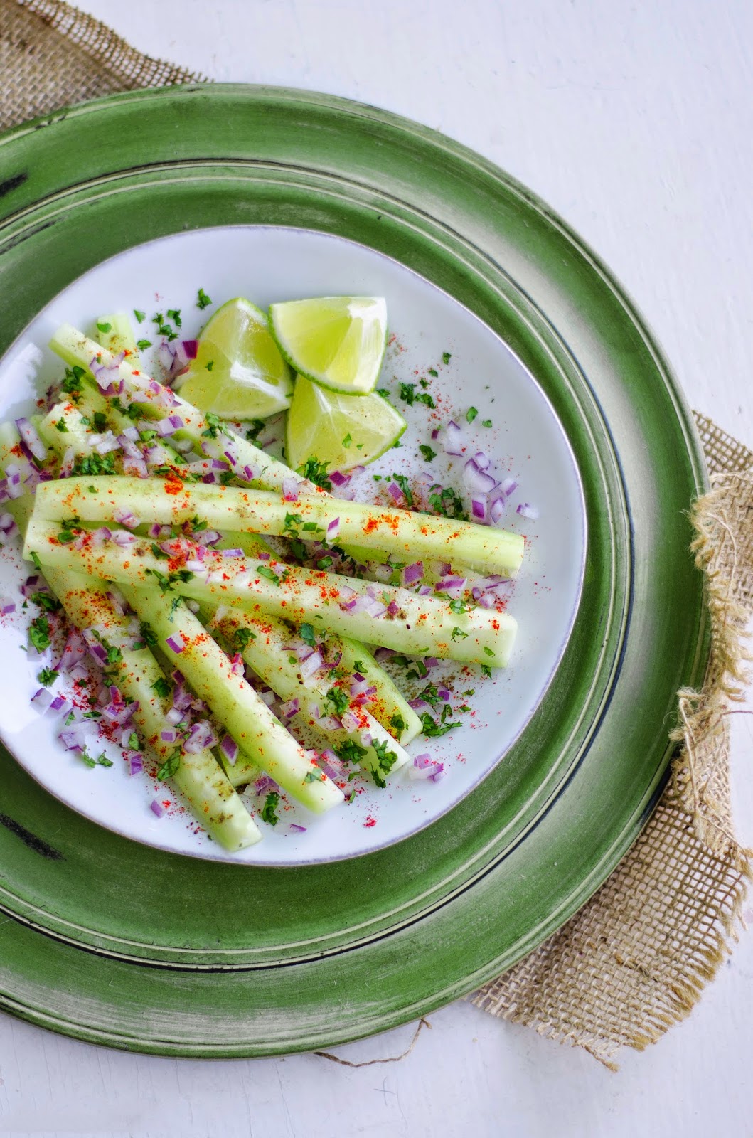 Rajmah Chawal, Spiced Cucumber Sticks with Chaat Masala and Avocado ...