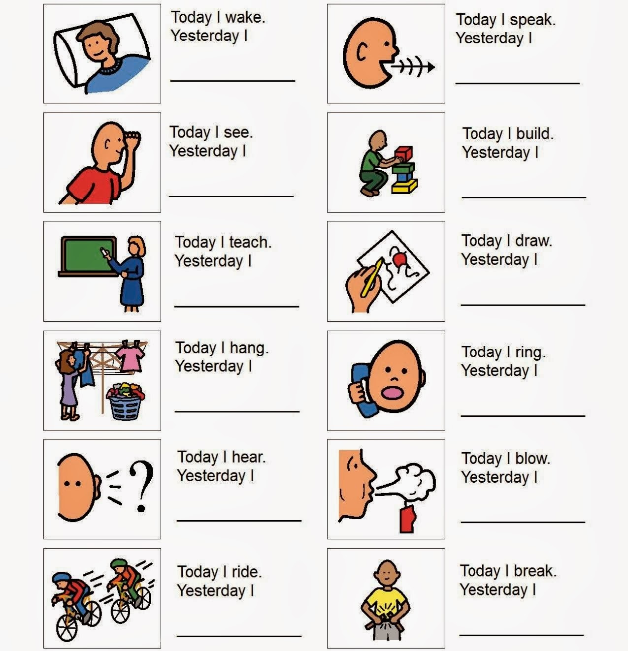 Simple Past: Exercises