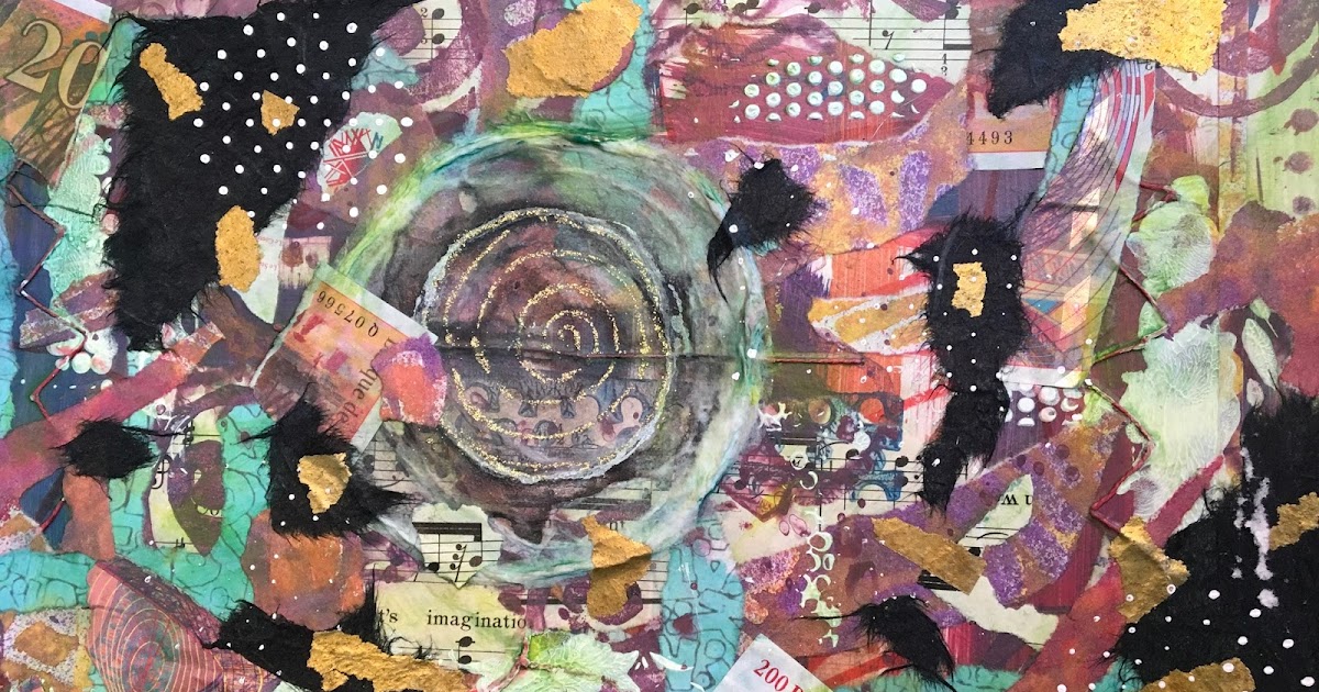 Emily Kane art: Cyclone Collage (as yet unframed)