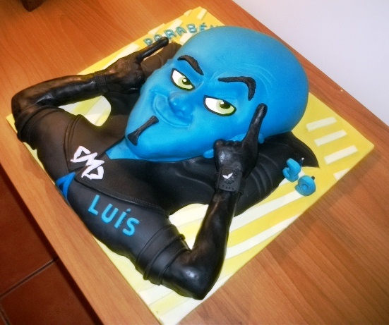Os Bolos da Terê - Cake Design: Megamind