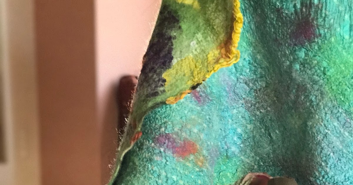 Studio 907: How to create a nuno felt abstract design with prefelts