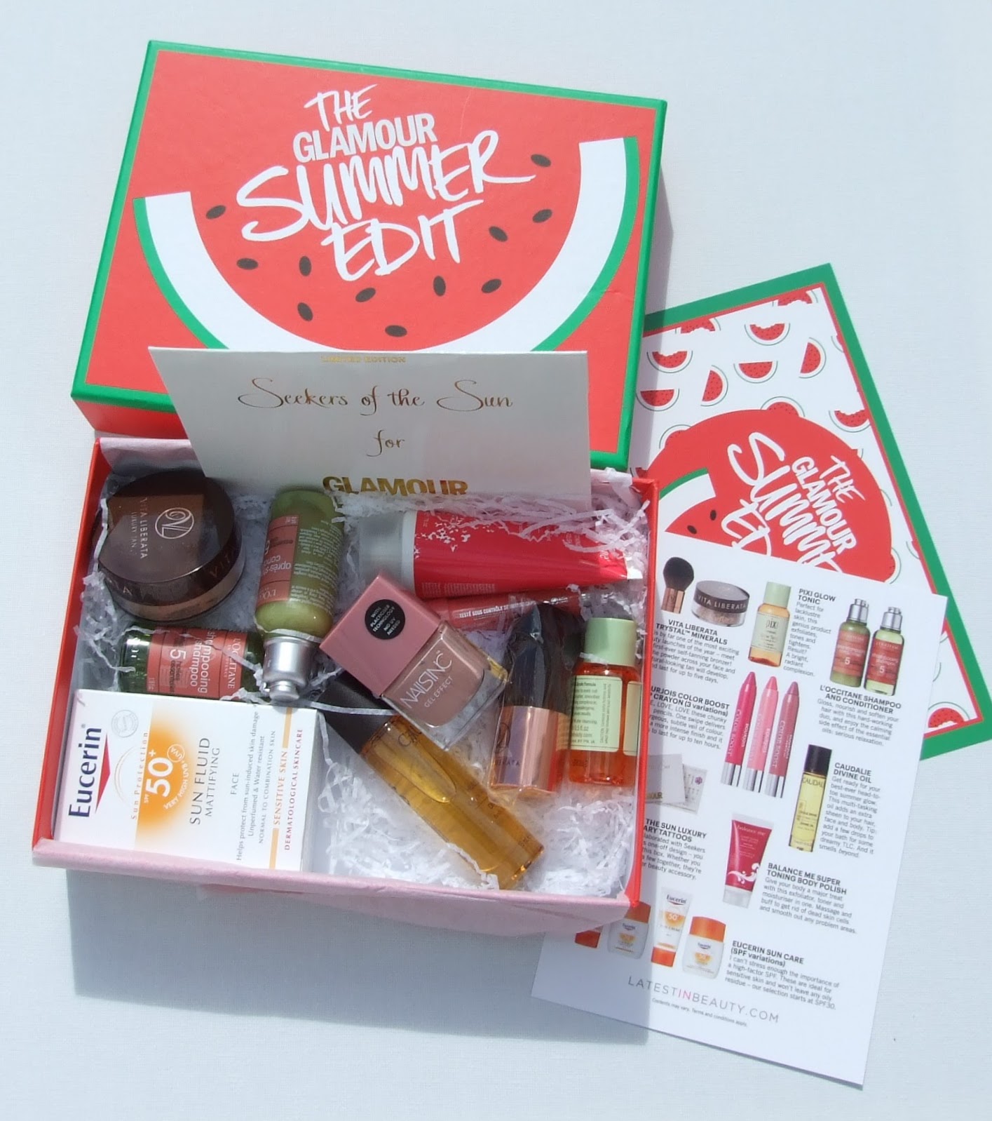 AceSparkleStar: Latest in Beauty Summer Edit Box Review