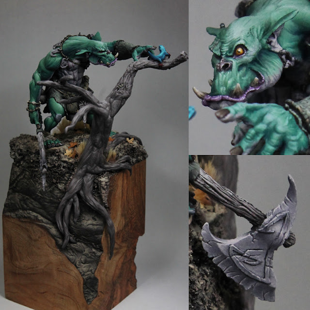 Powell's Painting Projects: Orc Brave Completed