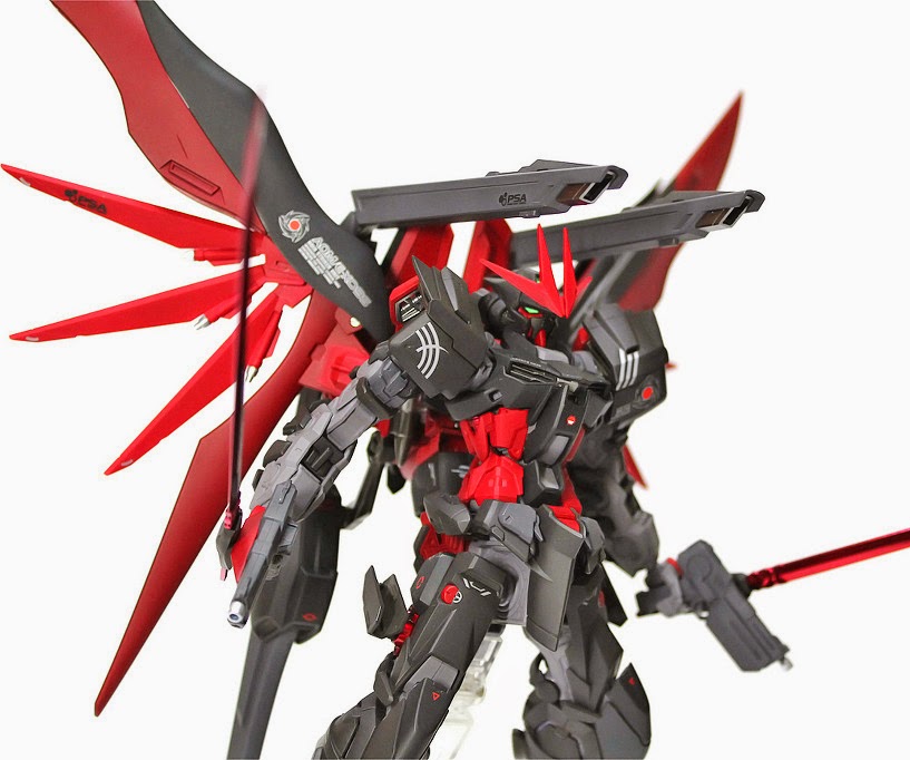 GUNDAM GUY: MG 1/100 Astray Strike Noir Impulse Regenes - Customized ...