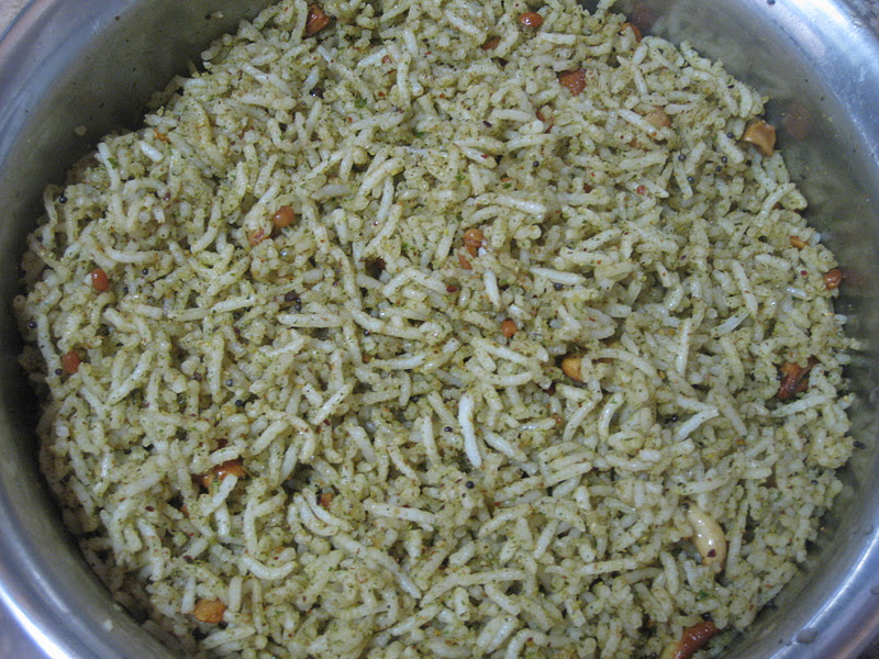 Karivepillai(Curry leaves)Sadham/Rice ~ Nalini'sKitchen