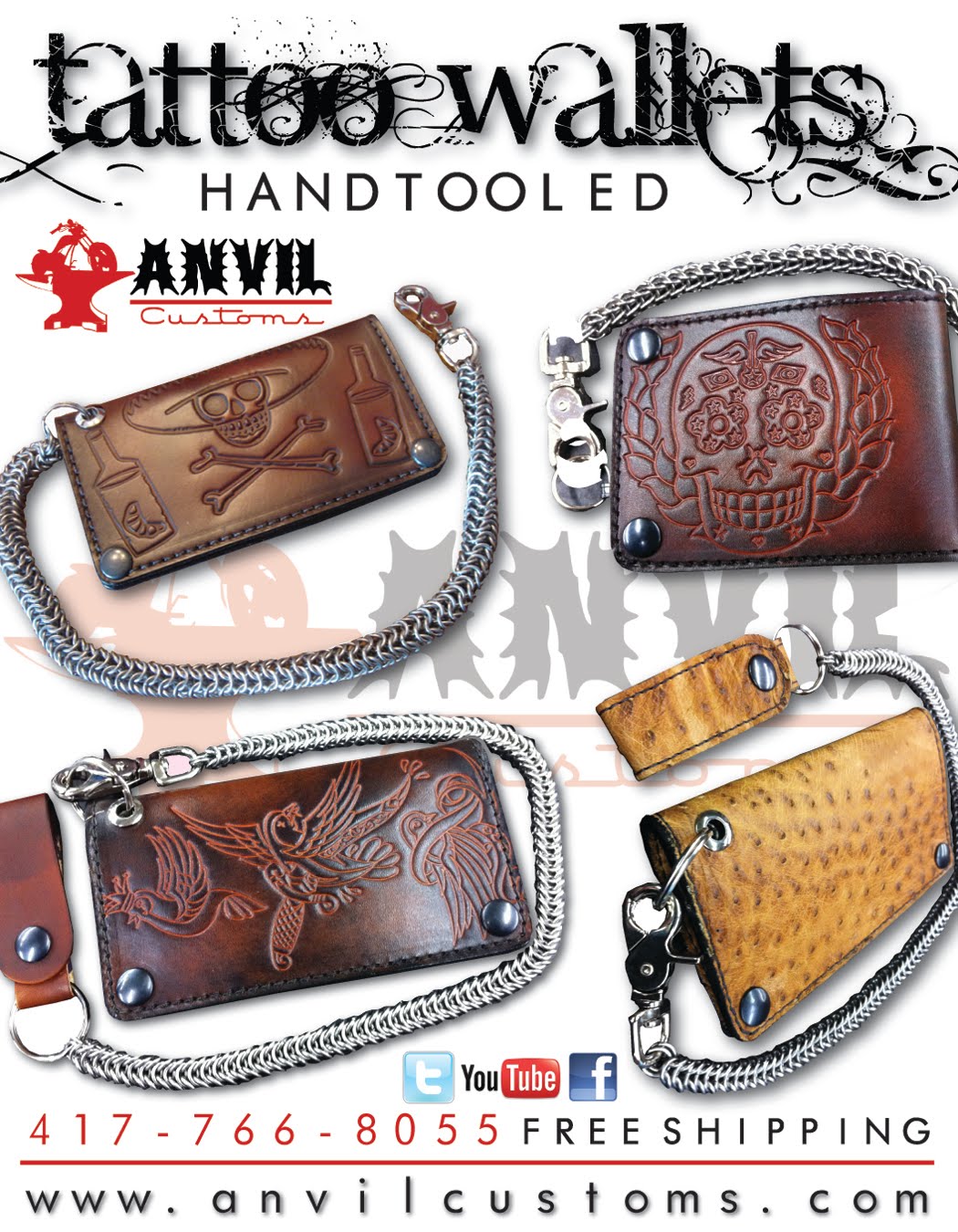 Anvil Custom Leather Wallets | semashow.com