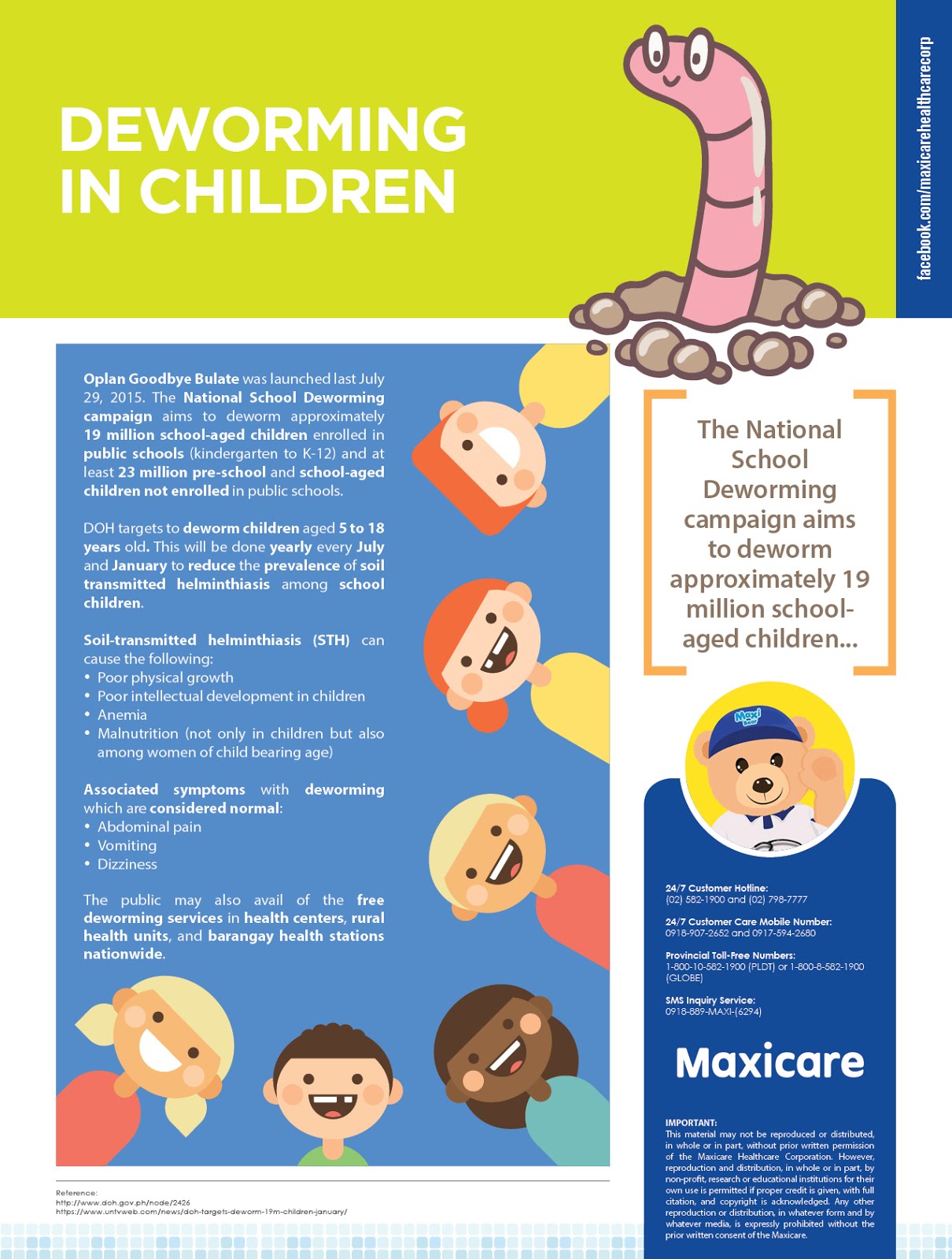 Maxicare Accredited Agent, Mark Gastardo: Maxicare Health Bulletin: Deworming in Children