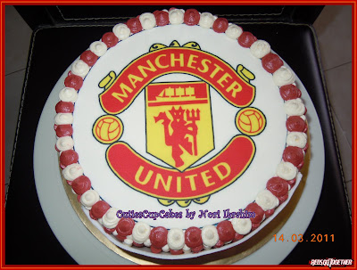 Nori Ibrahim Sweet Touch: MU Birthday cake for Papa.