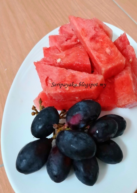 My Kuali: Iftar#12 buah tembikai yg merah menyala