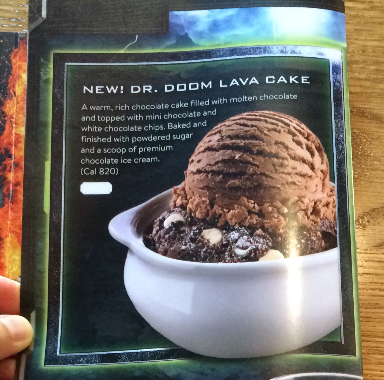 Dr. Doom Lava Cake From Denny's / デニーズのドクタードゥーム ラバケーキ ~ I'm Made of ...
