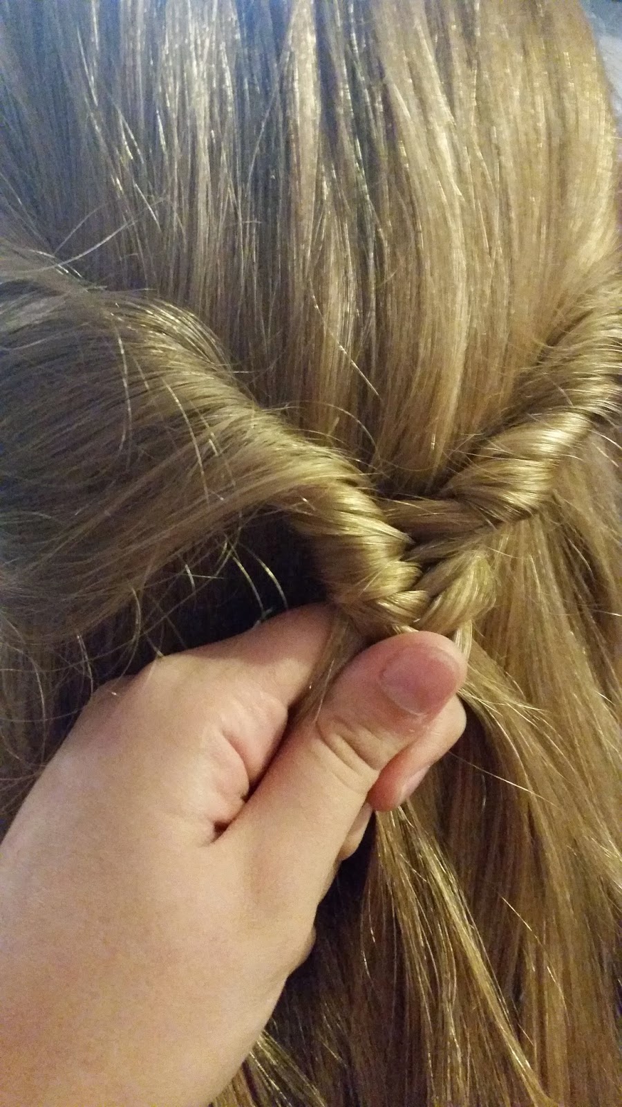 Whatsoever Things Are Lovely: Half-up Half-down Twisted Fishtail Braid ...