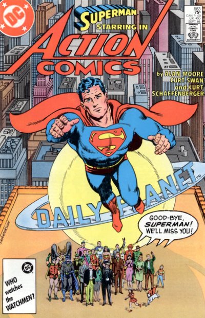 DC Comics of the 1980s: 1986 - Anatomy of a cover - Actions Comics #583
