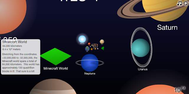 Brief World: Minecraft on a Scale of Universe