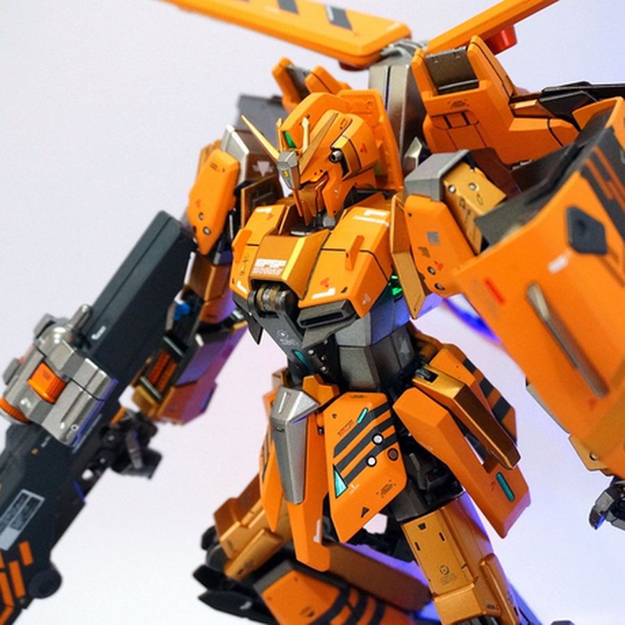 Custom Build: MG 1/100 Gray Wolf's Buster Zeta Gundam