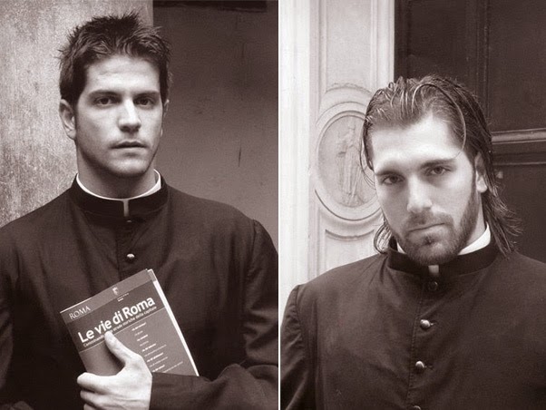 Calendário com os padres mais bonitos do Vaticano...já adquiriu o seu ...