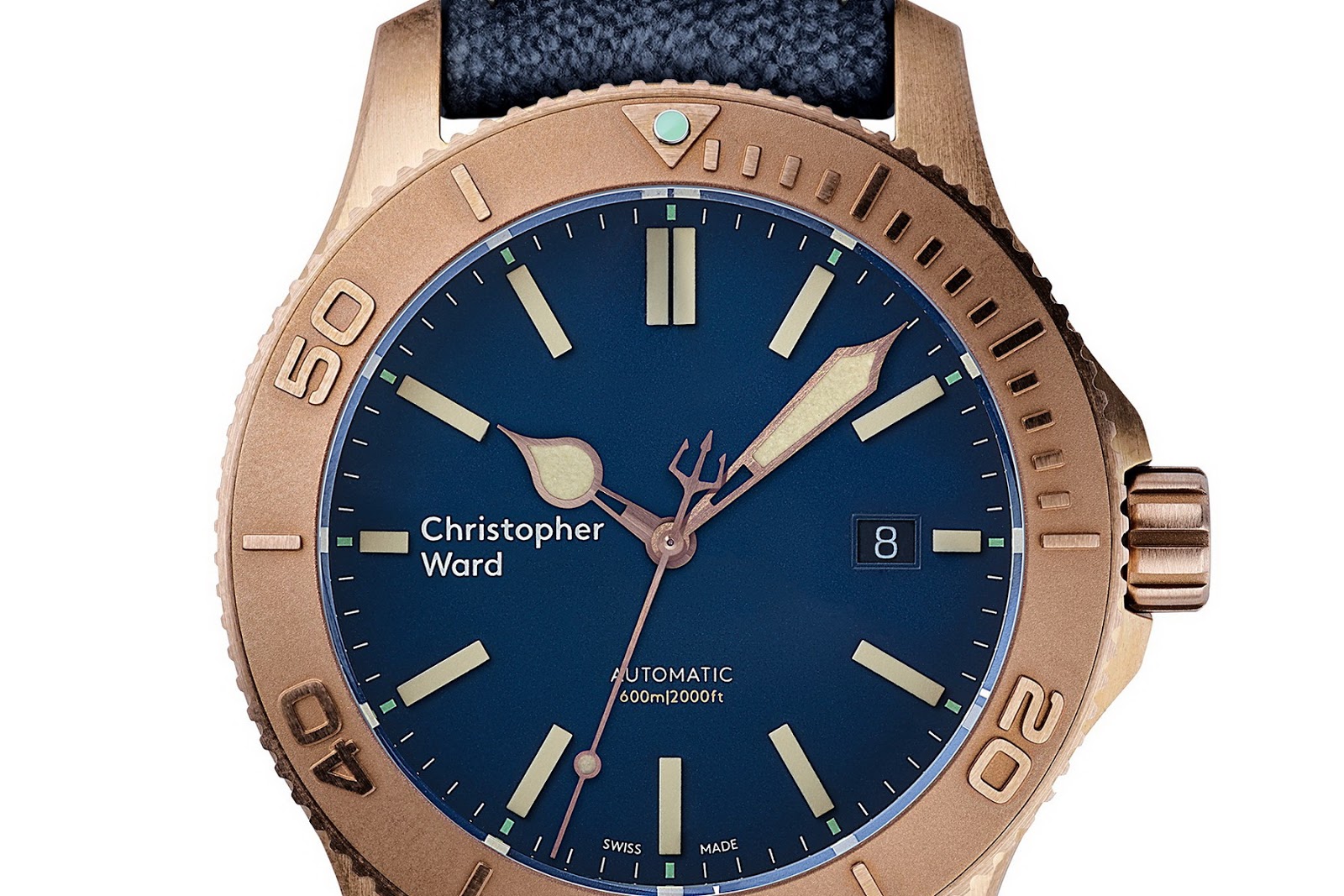 OceanicTime: CHRISTOPHER WARD C60 Trident BRONZE Pro 600