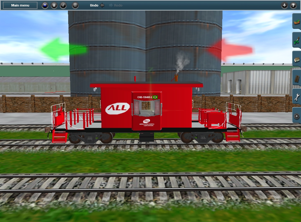 Simulador de trem ( trainz para PC/trainz android): Caboose CNB da ALL