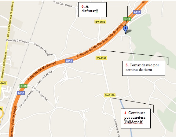 Cruising Barcelona y alrededores: Lateral Parking AP-7 Valldoriolf