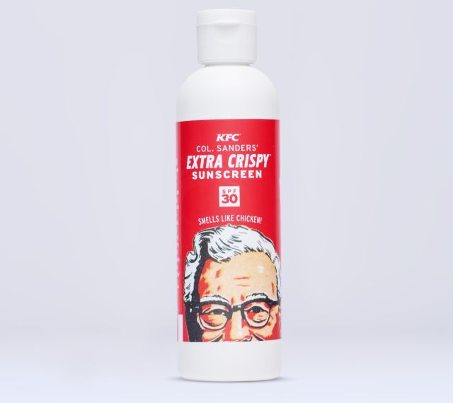 KFC Just Gave Away 3,000 Bottles of Fried Chicken-Scented Sunblock