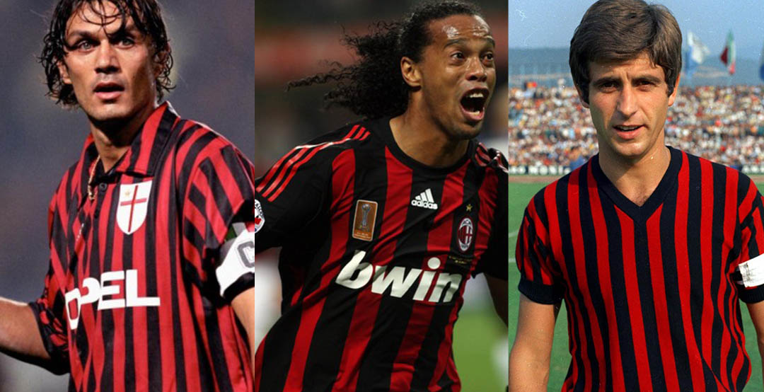 Which Is The Best / Worst? Here All AC Milan Home Kits in History ...