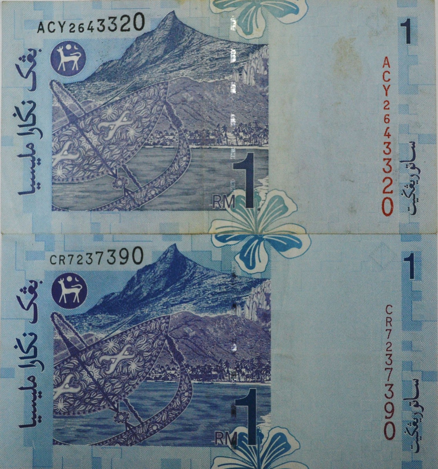 Galeri Sha Banknote: DUIT AISYAH SATU RINGGIT KEMBAR