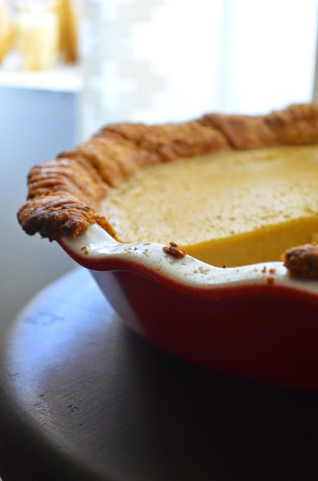 amour fou(d): maple buttermilk custard pie.