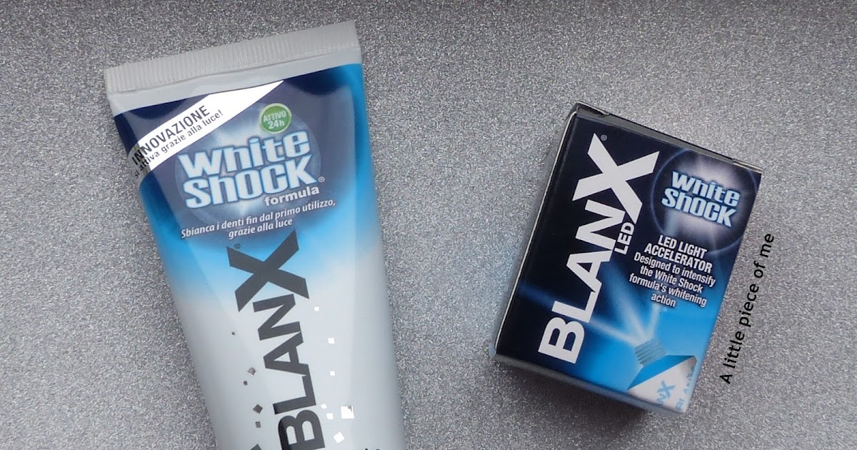 A little piece of me: BlanX - white shock formula (whitening toothpaste ...
