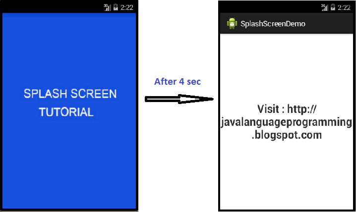 Java Programming Splash Screen Tutorial In Android