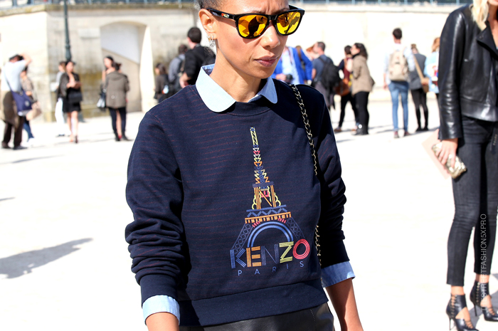 Thestreetfashion5xpro: In The Street... Passion For Kenzo, Milan & Paris