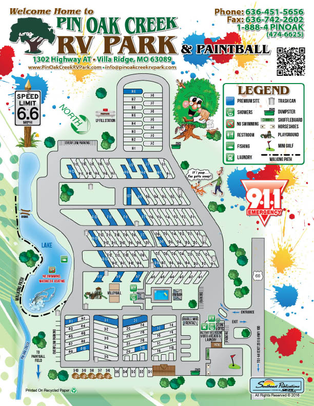 Two Utah Gypsies - RVing National Sites in the US: Pin Oak Creek RV Park