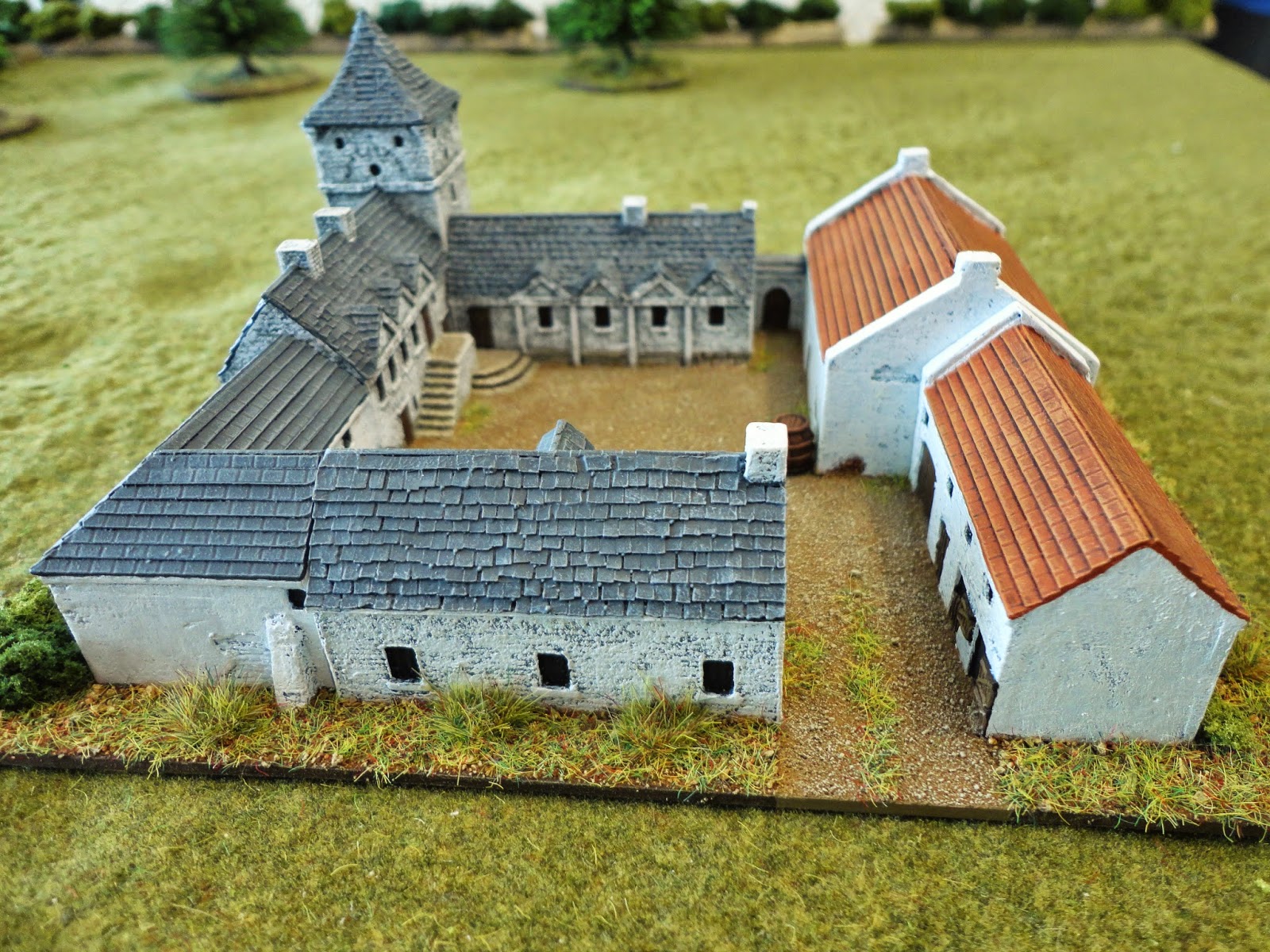 10/ 12mm WW2 and 6mm Napoleonic gaming: Waterloo buildings part 8 ...