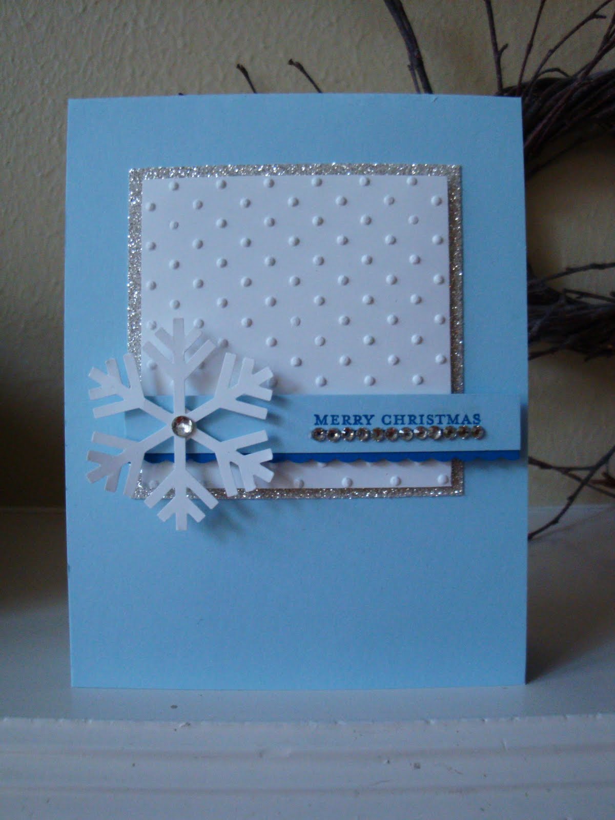 penguinstamper: Snowflake Punch Card Sample