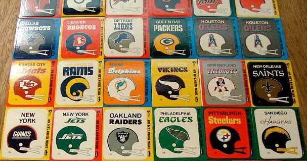 Pro Football Journal Presents: Memorabilia: 1970s Fleer Helmet Stickers