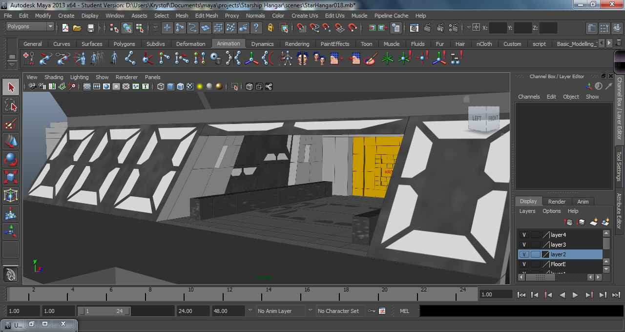 The Unified Projects ANI113205/7-13: DE Maya Prototype 2