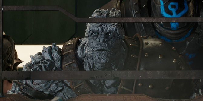 Confira mais uma foto dos bastidores de criação de Korg ~ Universo ...