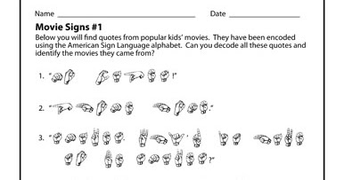 The Puzzle Den: Movie Signs