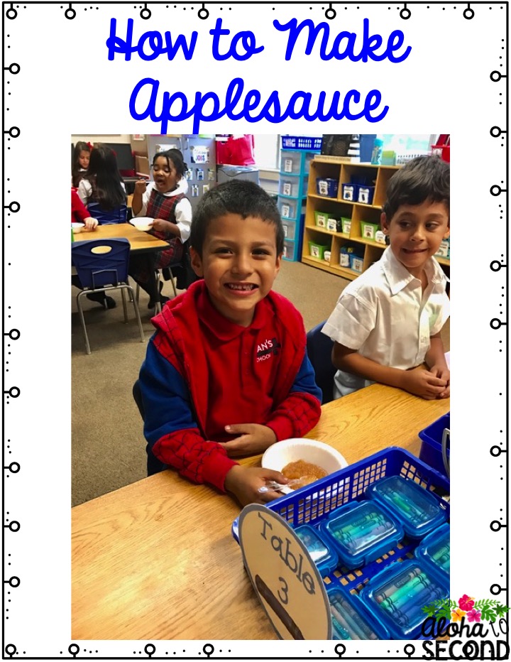 Aloha to Second: How to Writing with Applesauce