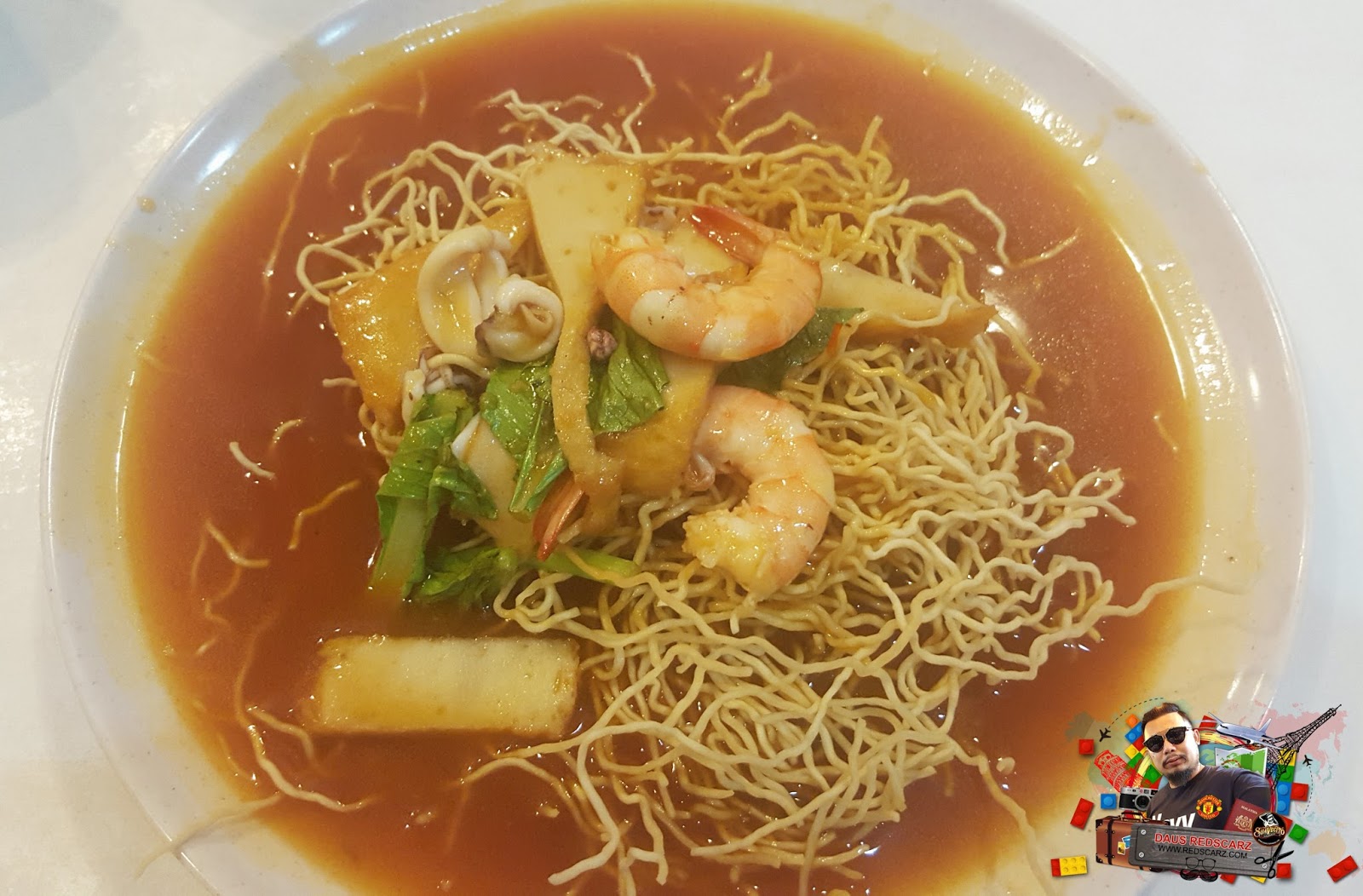 DAUS REDSCARZ: Crispy Mee Sos Tomato | Restoran Dapur Sarawak