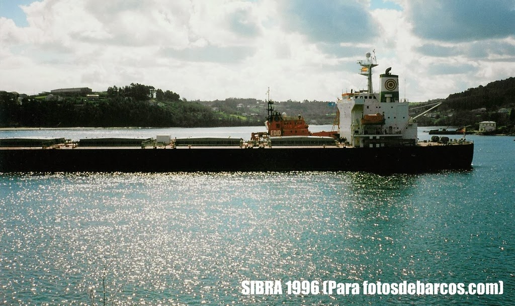 Embarrancada del Bulkcarrier Aegean Star en la entrada de la Ría de Ferrol